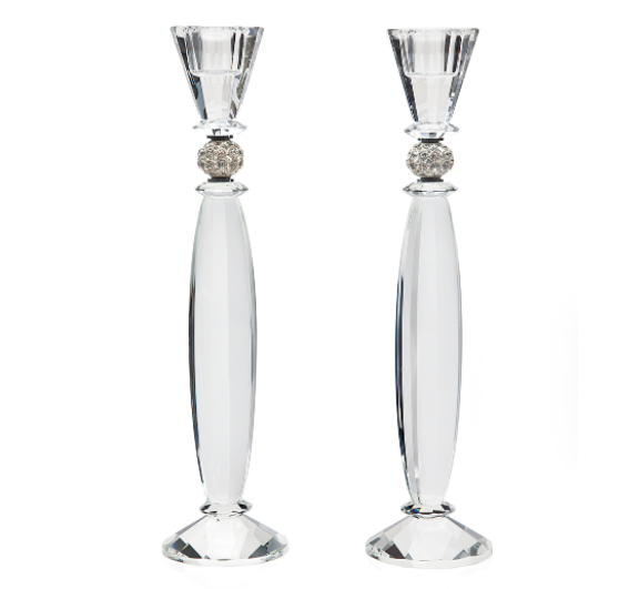 Shannon Crystal Clarion 12" Pair of Candlesticks – TJH GIFTS